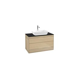 Villeroy & Boch V&B Waschtischunterschrank Finion 100x60,3cm, Abd.-Pl. bla m, Oak Veneer ; Villeroy & Boch (F76200PC)