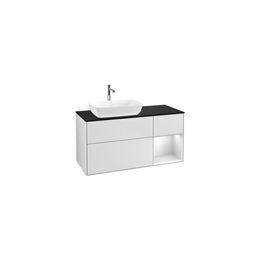 Villeroy & Boch V&B Waschtischunterschrank Finion 120cm, Pl b m, Reg wh. m Lac, wh. m Lac ; Villeroy & Boch (F812MTMT)