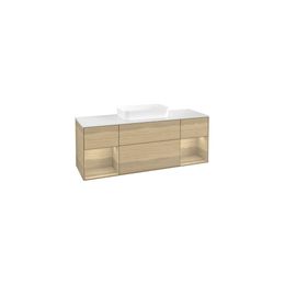 Villeroy & Boch V&B Waschtischunterschrank Finion 160x60,3x50,1cm, Reg Oa ven, Oak Veneer ; Villeroy & Boch (F741PCPC)