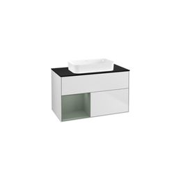 Villeroy & Boch V&B Waschtischunterschrank Finion 100x60,3 cm, Rg li Oli. m Lac, wh. m Lac ; Villeroy & Boch (F652GMMT)