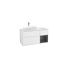 Villeroy & Boch V&B Waschtischunterschrank Finion 120cm, Pl w m, Reg md m Lac, glo wh. Lac ; Villeroy & Boch (F811HGGF)