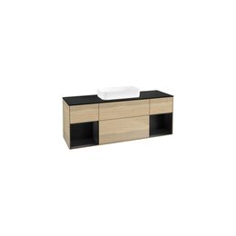 Villeroy & Boch V&B Waschtischunterschrank Finion 160x60,3x50,1cm, Reg bla m Lac, Oa ven ; Villeroy & Boch (F742PDPC)