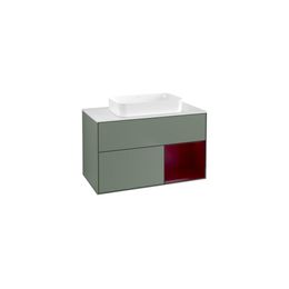Villeroy & Boch V&B Waschtischunterschrank Finion 100x60,3 cm, Reg re Peo, Oli. m Lacquer ; Villeroy & Boch (F661HBGM)