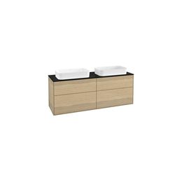 Villeroy & Boch V&B Waschtischunterschrank Finion 160x60,3cm, Abd.-Pl. bla m, Oak Veneer ; Villeroy & Boch (F31200PC)