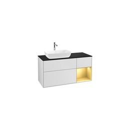 Villeroy & Boch V&B Waschtischunterschrank Finion 120cm, Pl b m, Reg gol m Lac, wh. m Lac ; Villeroy & Boch (F812HFMT)