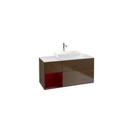 Villeroy & Boch V&B Waschtischunterschrank Finion 120cm, Pl wh. m, Reg Peo m Lac, wal ven ; Villeroy & Boch (F821HBGN)