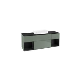 Villeroy & Boch V&B Waschtischunterschrank Finion 160x60,3x50,1cm, Rg b m Lac, Oli. m Lac ; Villeroy & Boch (F742PDGM)
