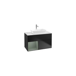 Villeroy & Boch V&B Waschtischunterschrank Finion 100, Pl wh. m, Reg Oli. m Lac, bla m Lac ; Villeroy & Boch (F771GMPD)
