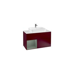 Villeroy & Boch V&B Waschtischunterschrank Finion 100, Pl wh. m, Reg li Oli. m Lac, Peo m ; Villeroy & Boch (F361GMHB)