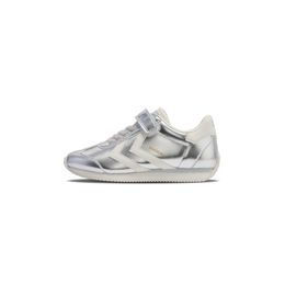 Hummel Sneaker 'Stadion Metallic' Jungen Gr&ouml;&szlig;e 37 senf / grau / silber / wei&szlig;