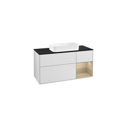 Villeroy & Boch V&B Waschtischunterschrank Finion 120x60 cm, Reg re Oa ven, wh. m lacquer ; Villeroy & Boch (F712PCMT)
