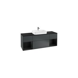 Villeroy & Boch V&B Waschtischunterschrank Finion 160x60, Pl b m, Rg b m Lac, md bl. m Lac ; Villeroy & Boch (F452PDHG)