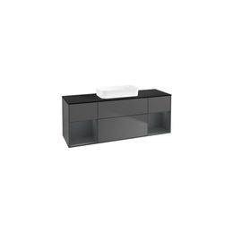 Villeroy & Boch V&B Waschtischunterschrank Finion 160x60,3x50,1cm, Rg md m Lac, Anthrac. m ; Villeroy & Boch (F742HGGK)
