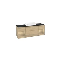 Villeroy & Boch V&B Waschtischunterschrank Finion 160x60,3x50,1cm, Reg Oa ven, Oak Veneer ; Villeroy & Boch (F742PCPC)