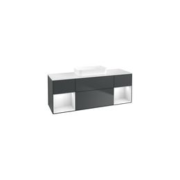 Villeroy & Boch V&B Waschtischunterschrank Finion 160x60,3x50,1cm, Rg g w La, md bl. m Lac ; Villeroy & Boch (F741GFHG)
