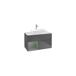 Villeroy & Boch V&B Waschtischunterschrank Finion 100, Pl w m, Reg Oli. m Lac, Anthrac. m ; Villeroy & Boch (F771GMGK)