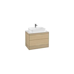 Villeroy & Boch V&B Waschtischunterschrank Finion 80x60,3cm, Abd.-Pl. wh. matt, Oak Veneer ; Villeroy & Boch (F34100PC)