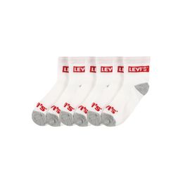 Levi's Kids Socken M&auml;dchen Gr&ouml;&szlig;e 32/36 grau / rot / wei&szlig;