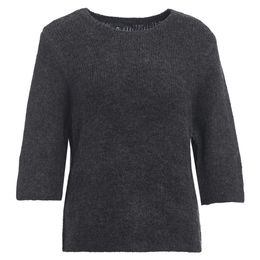 Gina Damen Strickpullover mit weiten Ärmeln