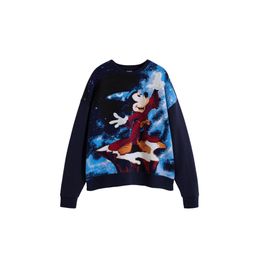 Desigual Sweatshirt Damen Gr&ouml;&szlig;e S blau / mischfarben