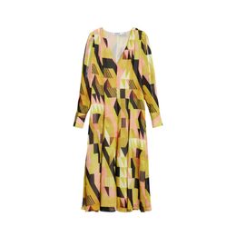 Desigual Kleid Damen Gr&ouml;&szlig;e 34 oliv / mischfarben Winterkleid