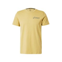 asics Funktionsshirt Herren Gr&ouml;&szlig;e L zitrone / dunkelgrau