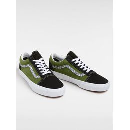 Vans Leder-Sneakers ''Old Skool'' in Oliv - 35% | Gr&ouml;&szlig;e 42 | Damen-sneakers