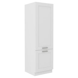 Mid.you Geschirrschrank , Weiß , Holzwerkstoff , 4 Fächer , 50x200x57 cm , Küchen, Küchenmöbel, Küchenschränke, Geräteumbauschränke