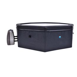 Atrigo Whirlpool Netspa Octopus Sp-Oct165B , Schwarz , Metall, Kunststoff , 73 cm , Freizeit, Pools und Wasserspaß, Whirlpools