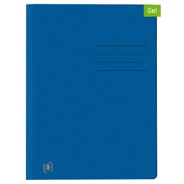 Oxford 5er-Set: Schnellhefter "Top File+" in Blau - DIN A4 - 12% | Buero-schulbedarf
