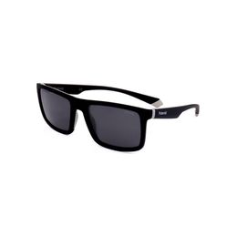 Polaroid Herren-Sonnenbrille in Schwarz/ Dunkelblau - 48% | Gr&ouml;&szlig;e 56 | Brillen-herren