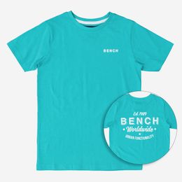 Bench Blaues T-Shirt mit Logo