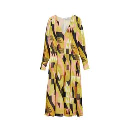 Desigual Kleid Damen Gr&ouml;&szlig;e 34 oliv / mischfarben Winterkleid