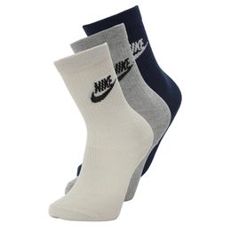 Nike Sportswear Socken 'Everyday Essential' Damen Größe 42/46 creme / dunkelblau / graumeliert / schwarz