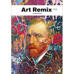 Heye Kalender Kalender - Konrad Art Remix Posterkalender 2026 | Gr.: onesize