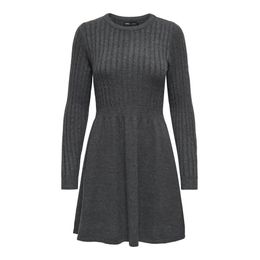Only Strickkleid in Dark Grey Melange | Gr.: XXL