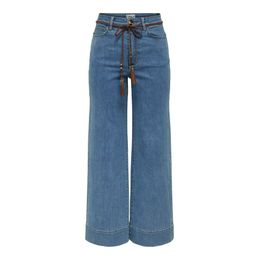Only Jeans mit weitem Bein in Medium Blue Denim | Gr.: W28/L32