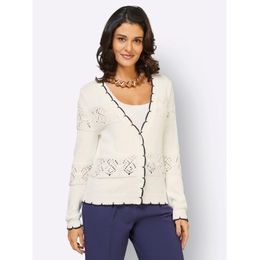 CR&Eacute;ATION L creation L Strickjacke in ecru | Gr.: 50