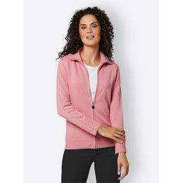 CR&Eacute;ATION L creation L Baumwoll-Strickjacke in rosenquarz | Gr.: 38