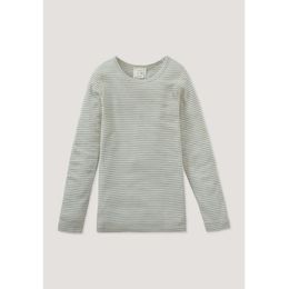 hessnatur Langarmshirt Slim in gischtgrün | Gr.: 98/104