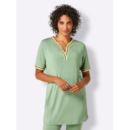 CR&Eacute;ATION L creation L Modal-Longshirt in eucalyptus | Gr.: 48/50
