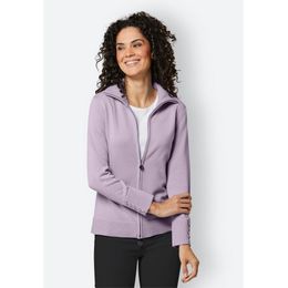 CR&Eacute;ATION L creation L Baumwoll-Strickjacke in flieder | Gr.: 38