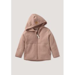 hessnatur Fleece-Jacke in helles terrakotta | Gr.: 98/104