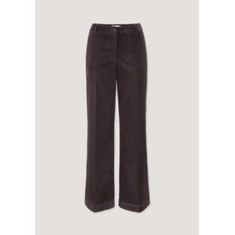 hessnatur Cordhose in schwarzbeere | Gr.: 34