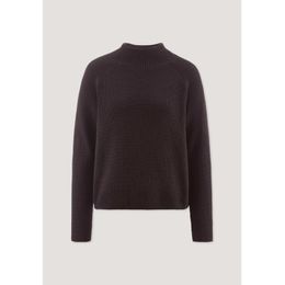 hessnatur Pullover in schwarzbeere | Gr.: XXL