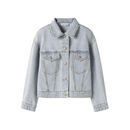 name it Jeansjacke in Light Blue Bleached Denim | Gr.: 122