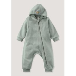 hessnatur Softfleece Overall Regular in mattgr&uuml;n | Gr.: 50/56