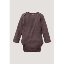 hessnatur Langarmbody Slim in brombeersorbet | Gr.: 86/92