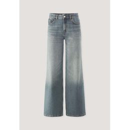 hessnatur Jeans High Rise in greenish blue | Gr.: 27/34