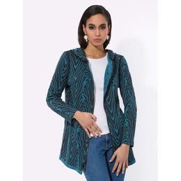 CR&Eacute;ATION L creation L Wende-Shirtjacke in topas-graphit-gemustert | Gr.: 40
